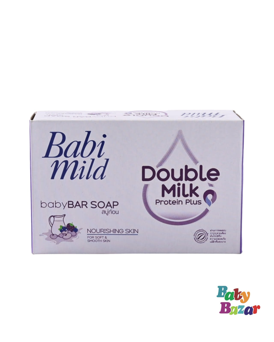 BABI MILD BABY SOAP DOUBLE MILK 75GM (M) – Baby Bazar