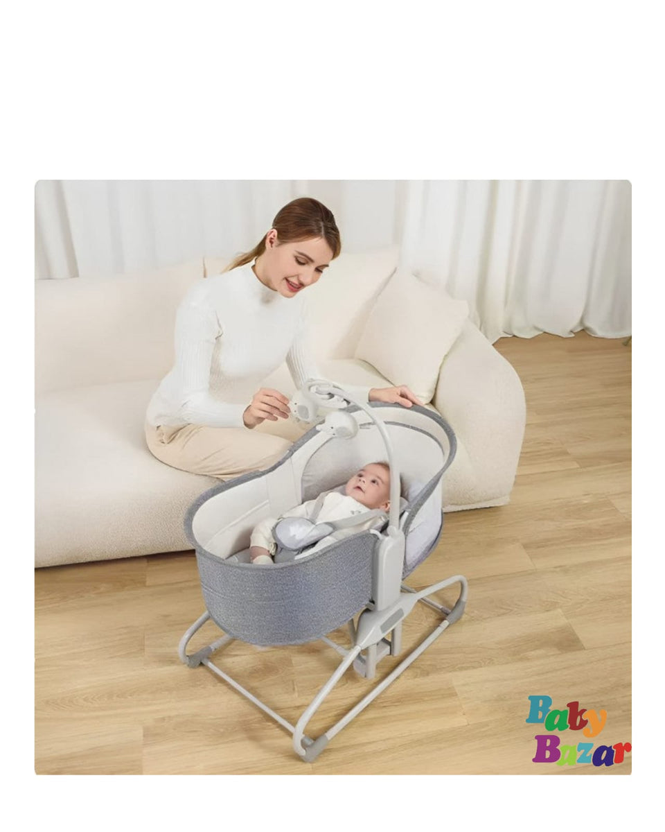 Model 03087 MASTELA 4 IN 1 MULTI FUNCTIONAL SWING/BASSINET – Baby Bazar