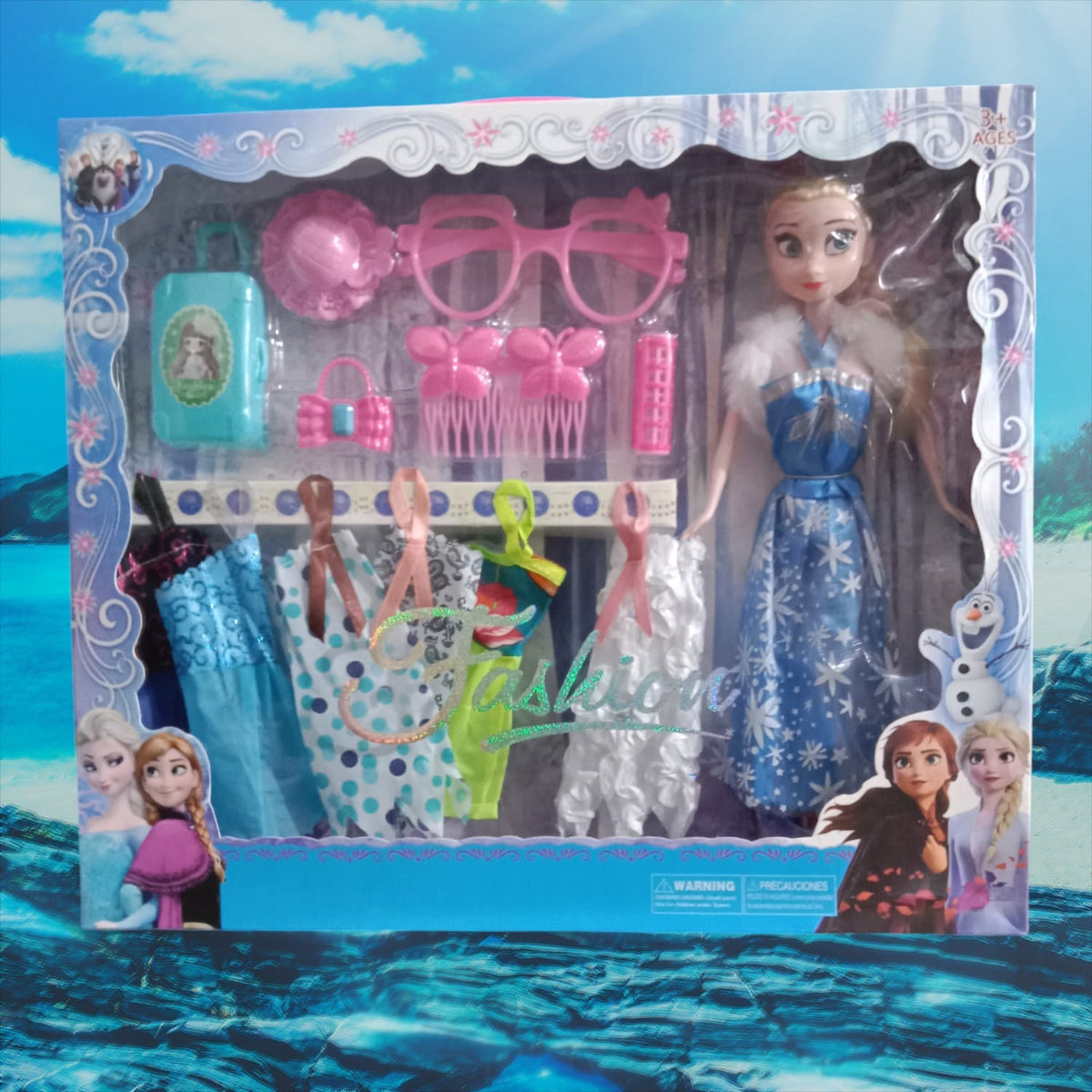 Frozen Princess Else Ann Fashion Doll Set Toy – Baby Bazar