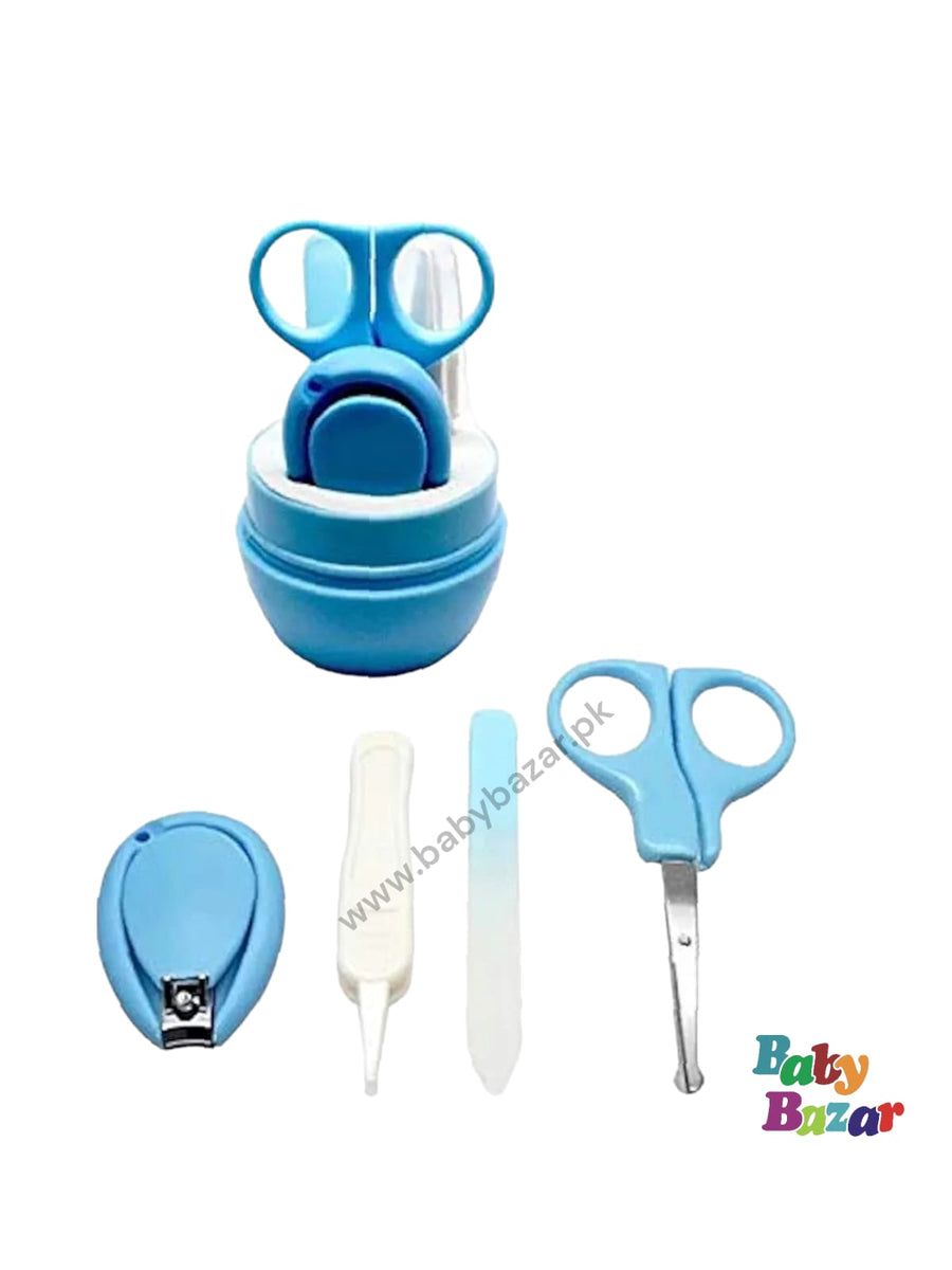 4-in-1 Baby Grooming Kit, with Baby Nail Clippers, Scissor, Nail File ...