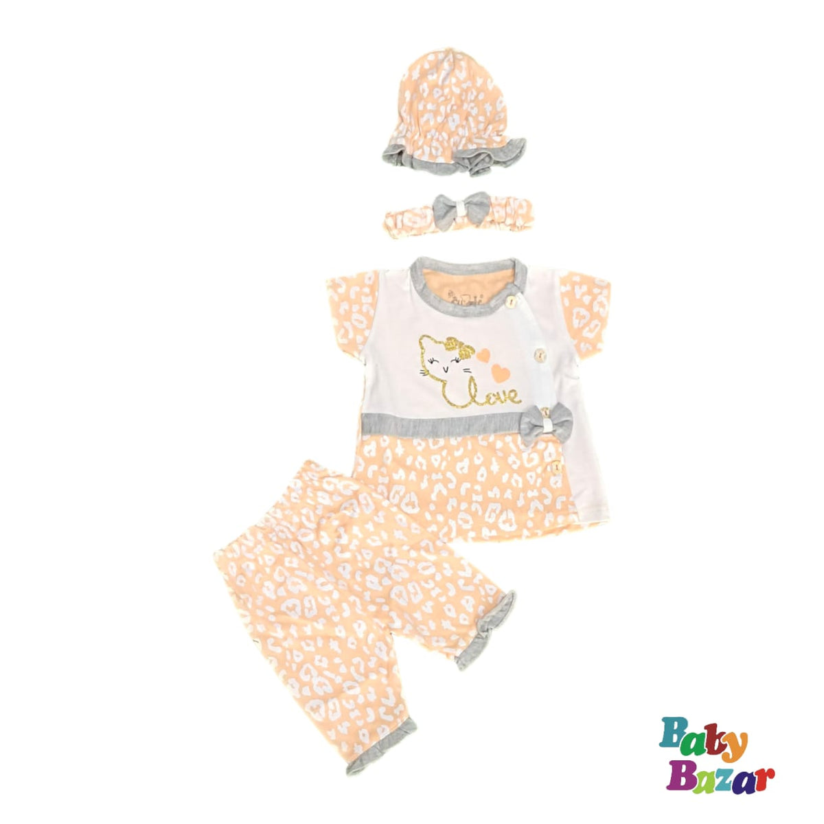 Beautiful Summer Eid Collection For Baby Girl With Tight And Cap – Baby ...