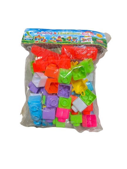 Colorful Building Blocks Toys For Kids - 40 Picese in different colour ...