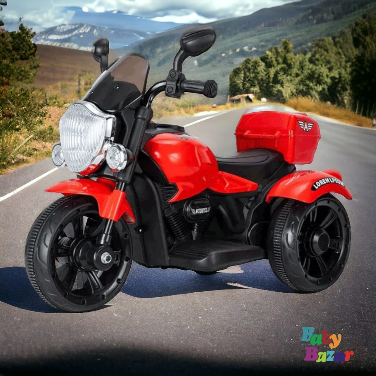 Battery Rechargeable Kids Electric Ride on Motor Bike – Baby Bazar