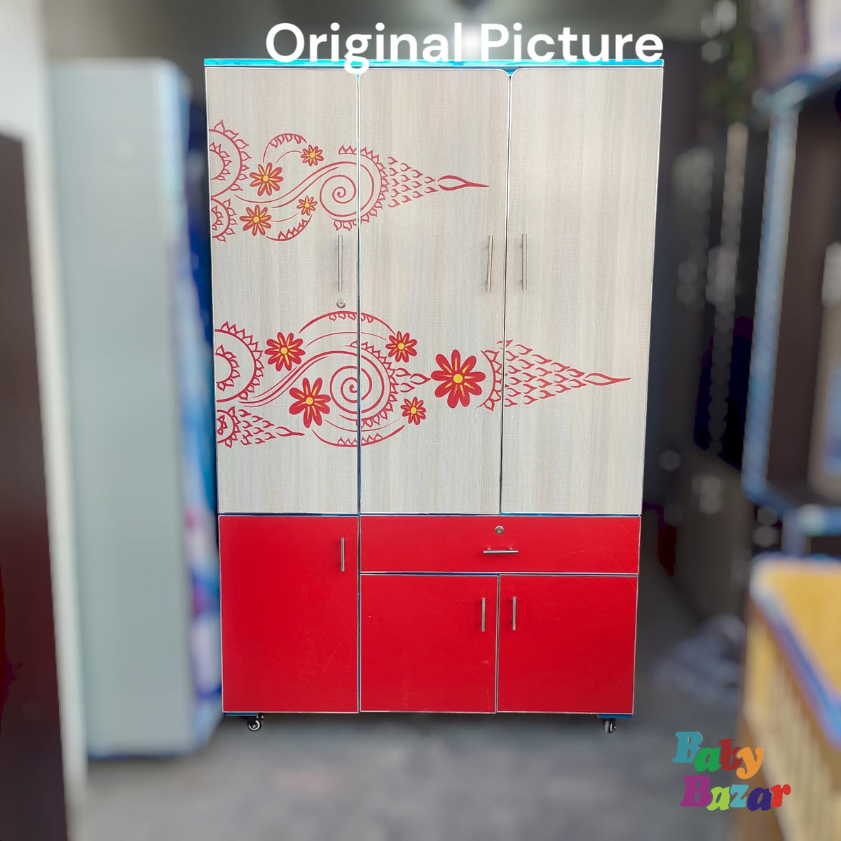 Premium 6ft x 4ft Wooden Almari Spacious & Beautifullly baby - bazar ...