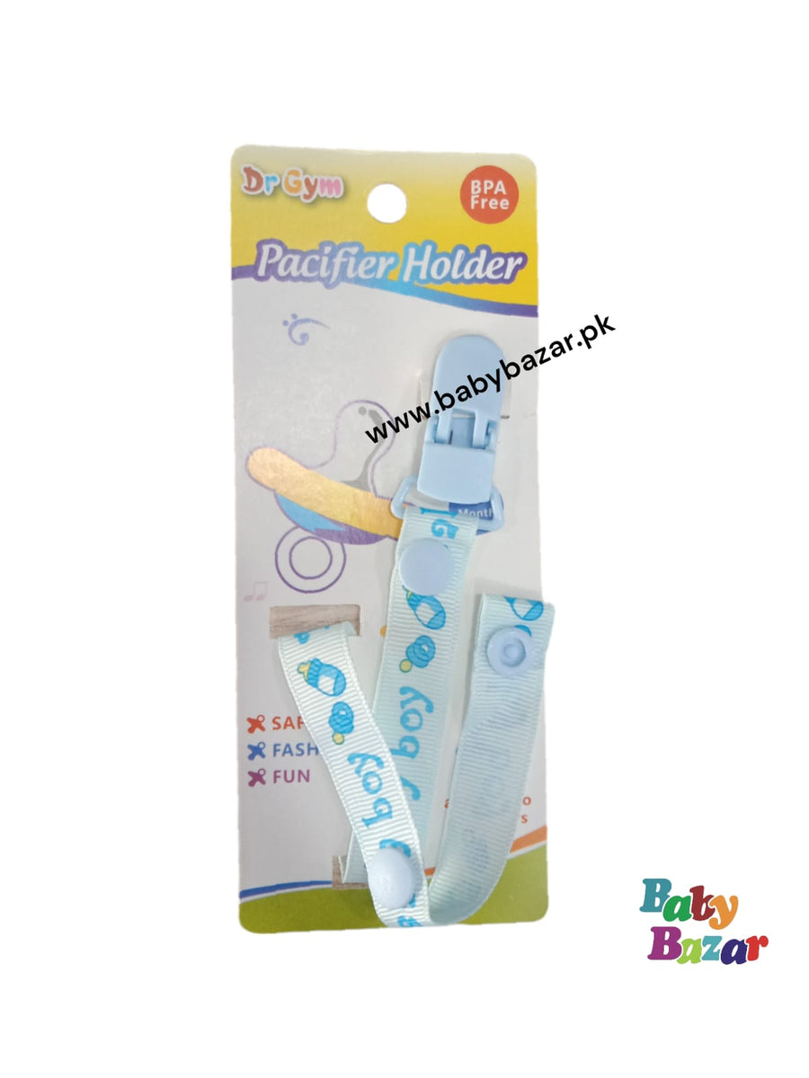Baby Pacifier Chain In Light Blue Color – Baby Bazar