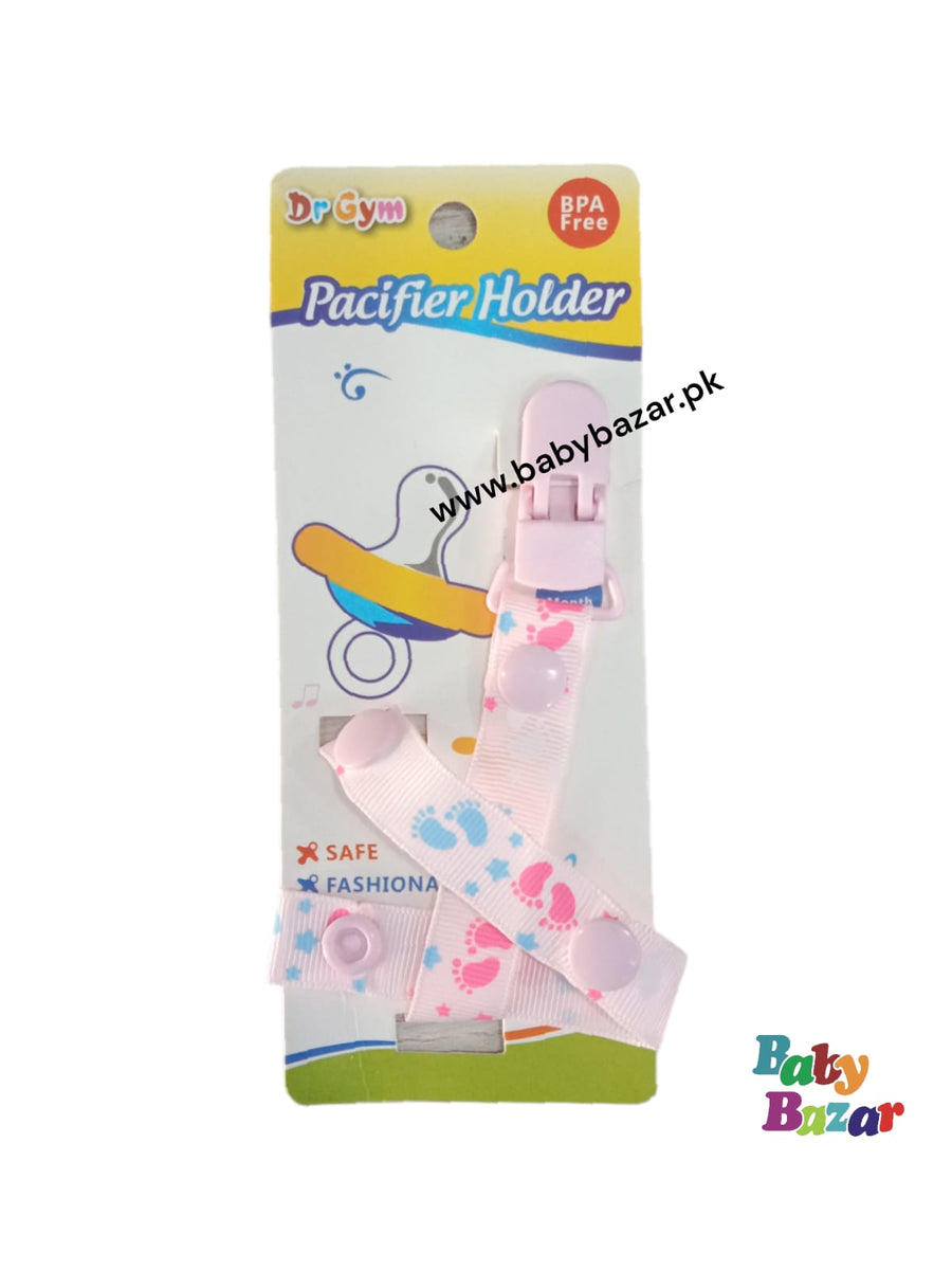 Baby Pacifier Chain In Pink Color – Baby Bazar