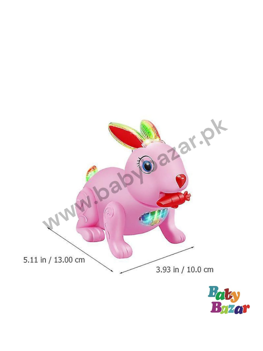 Bud Jumping Rabbit Toy With Cool Lighting Dynamic Music – Baby Bazar