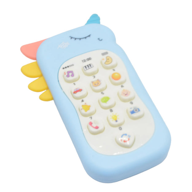 Unicorn Musical Toy Phone for Kids – Blue Color with Light & Sound ...