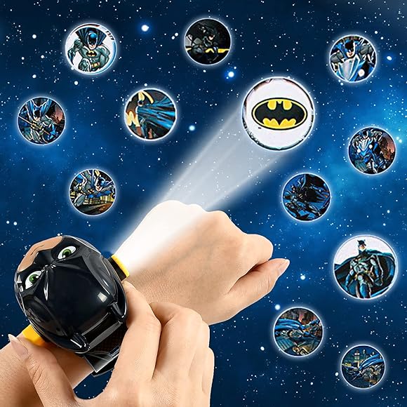 Children's Cartoon 24 Figure Projection Watch Batman Flip Digital Watc ...