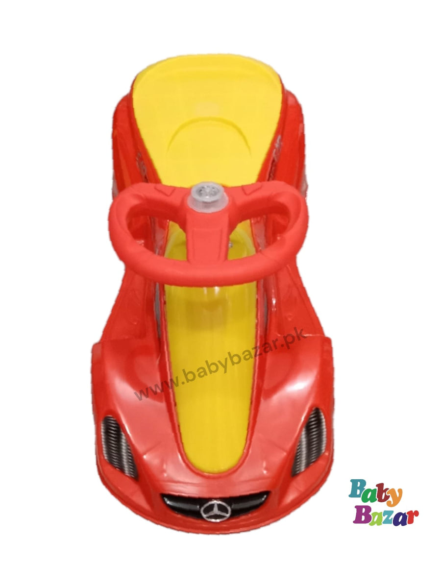 Twist Baby Swing Car Red & Yellow Adventure Ride On Baby Bazar.pk
