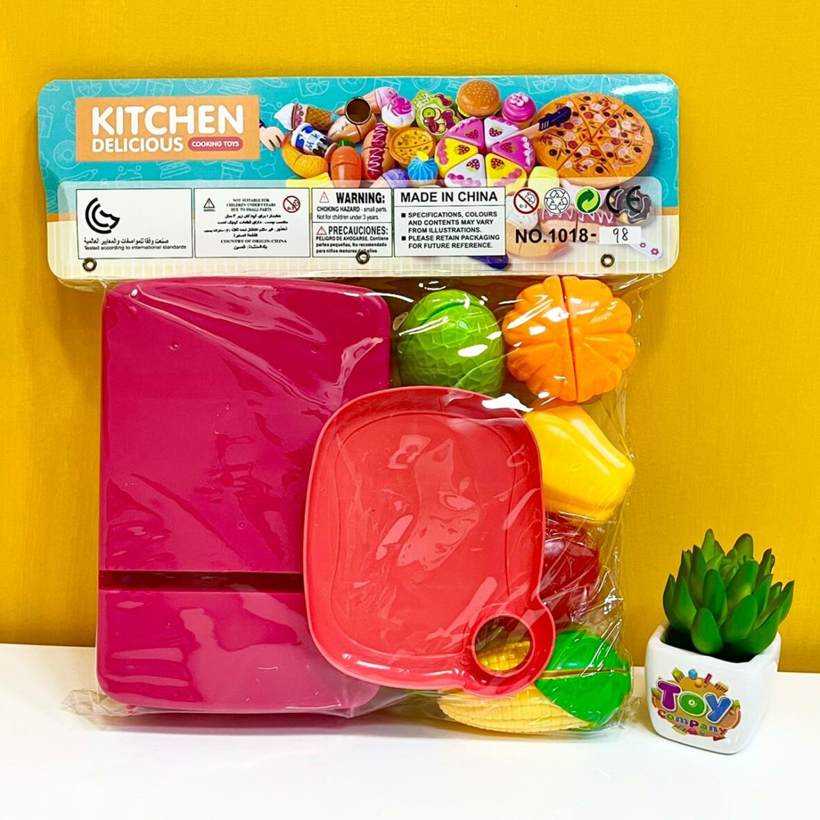 Delicious Kitchen with Fridge & Food Cutting Set – Baby Bazar