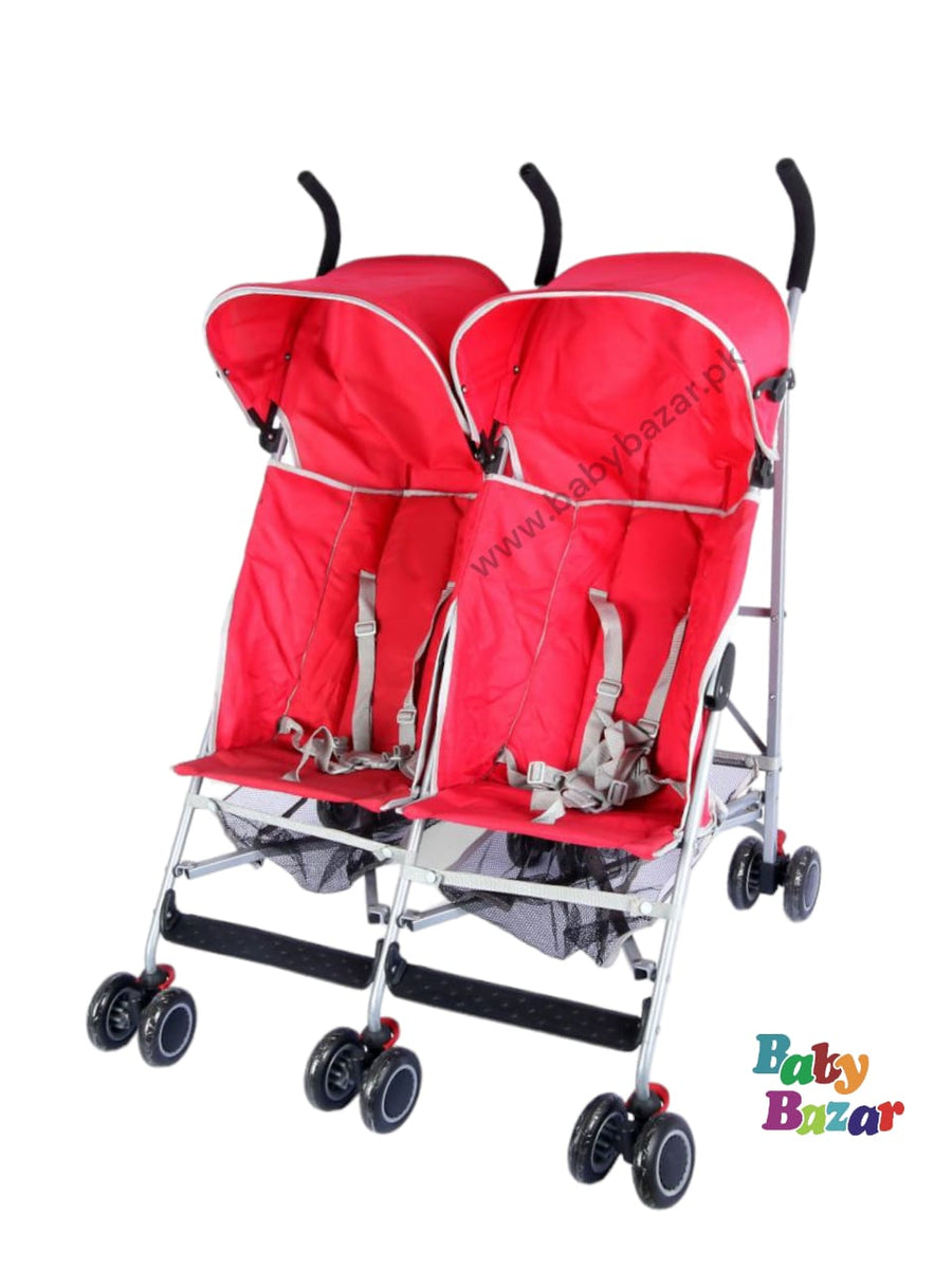 Double Stroller/Pram For Twins Baby – Baby Bazar