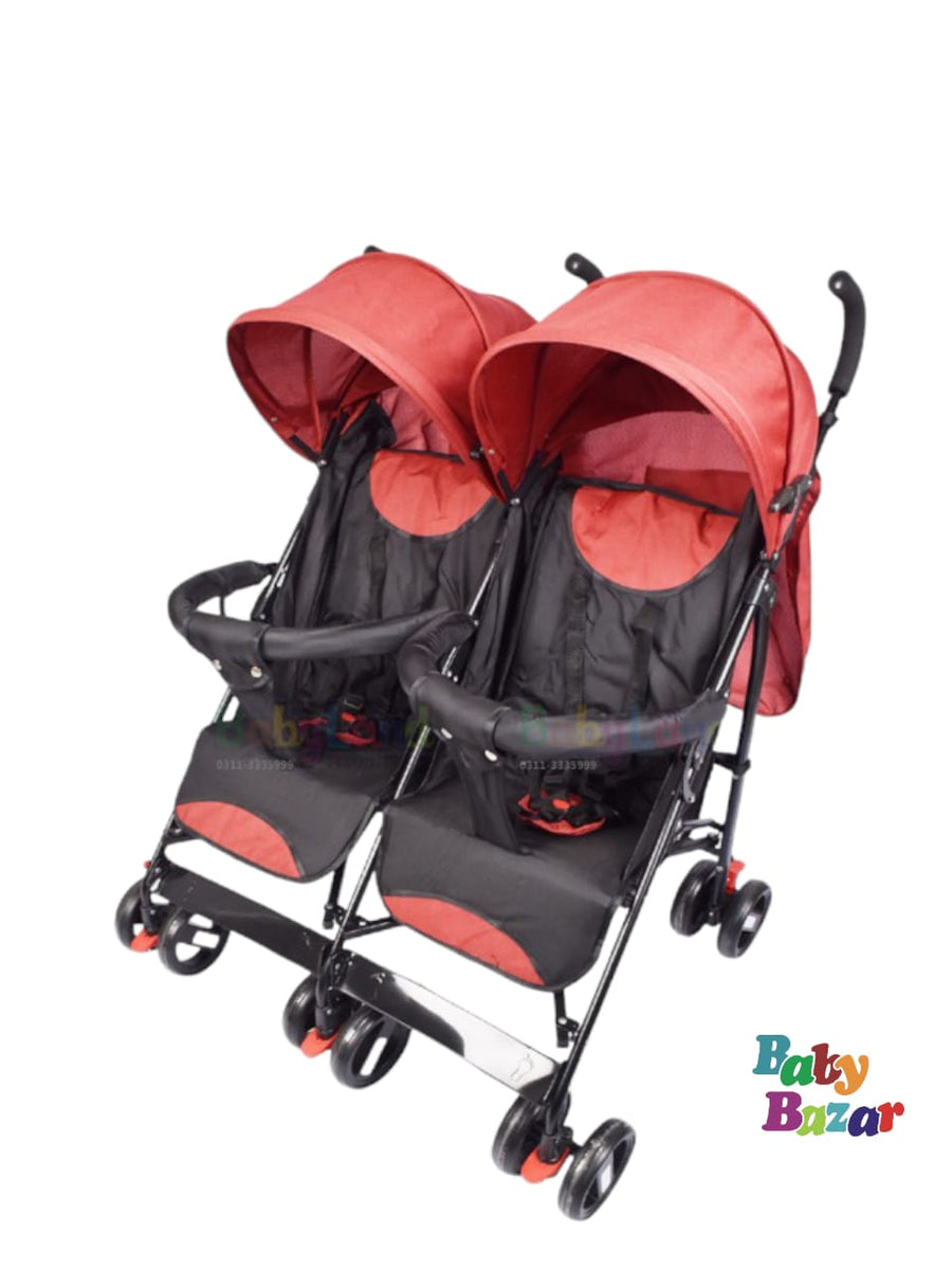 Double Stroller/Pram For Twins Baby – Baby Bazar