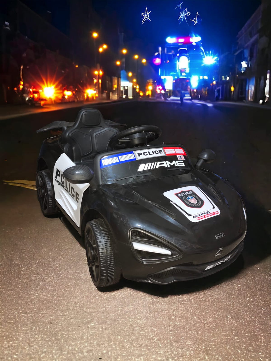 Electric Police car Children Ride on Battery Powered Vehicle Baby Bazar.pk