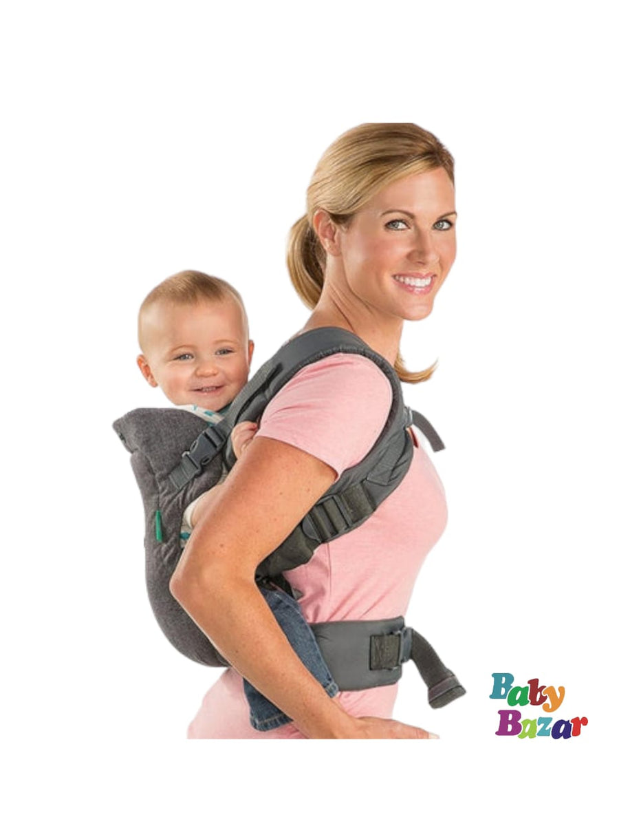 Ergonomic Baby Carrier with Hip Seat, Cotton Child Carrier – Baby Bazar