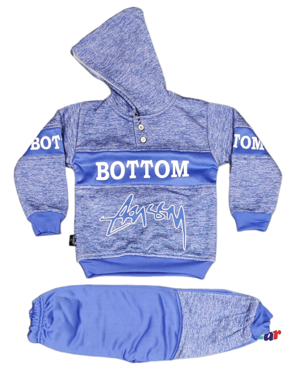Fleece Stuff Winter Dress For Boy In Bottom Print – Baby Bazar