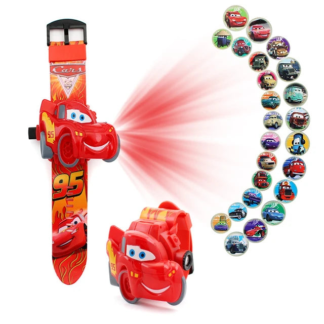 Baby Boy Multi-Functional Watch In Car Design Displays 24 Grids Also W ...