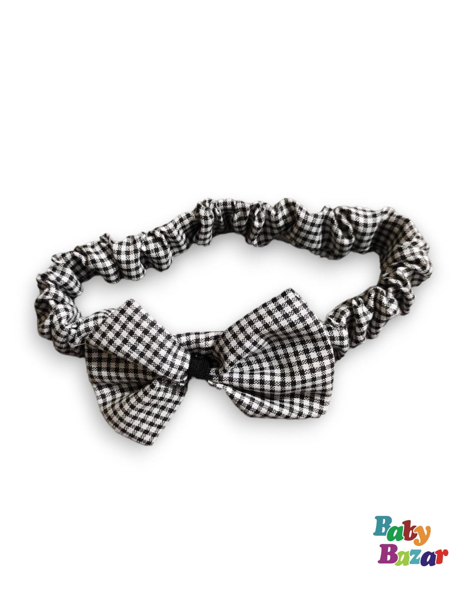Head Ribbon For Baby Girl In Black Color – Baby Bazar