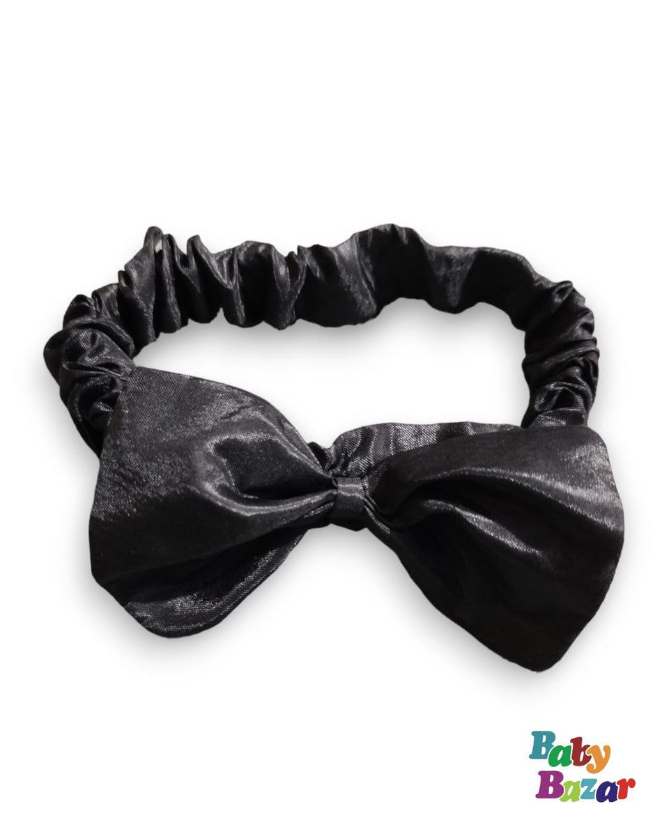 Head Ribbon For Baby Girl In Black Color – Baby Bazar