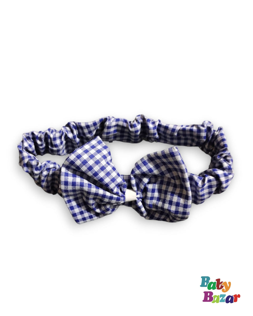 Head Ribbon For Baby Girl In Blue Color – Baby Bazar