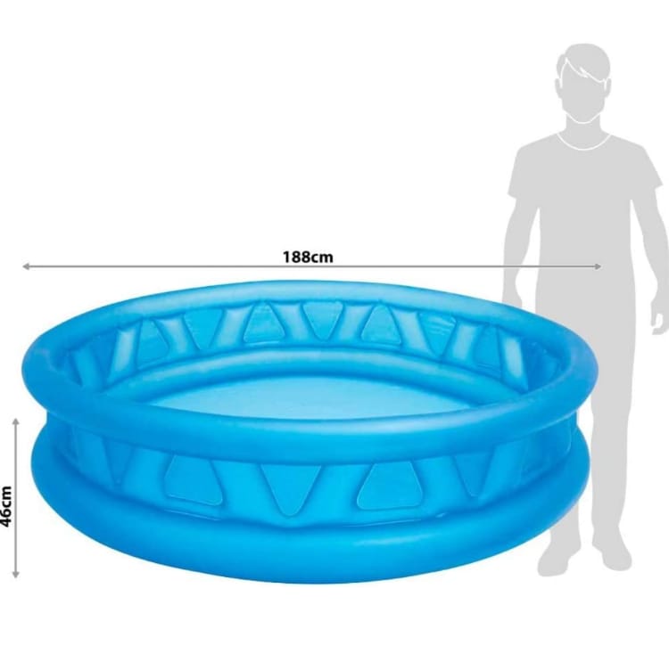 Intex Sunset Glow Pool for Kids Dimensions: (66 x 18) Inches – Baby Bazar