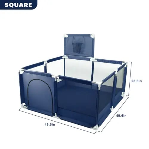 Large Baby Playpen, Indoor & Outdoor Activity Center Blue – Baby Bazar