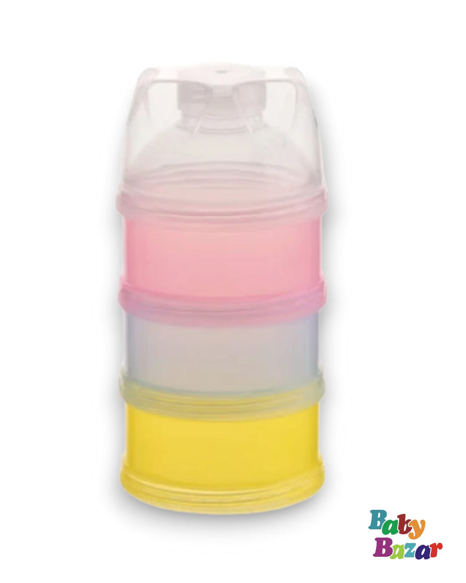 Milk Container In 3 Layers Multi Color – Baby Bazar