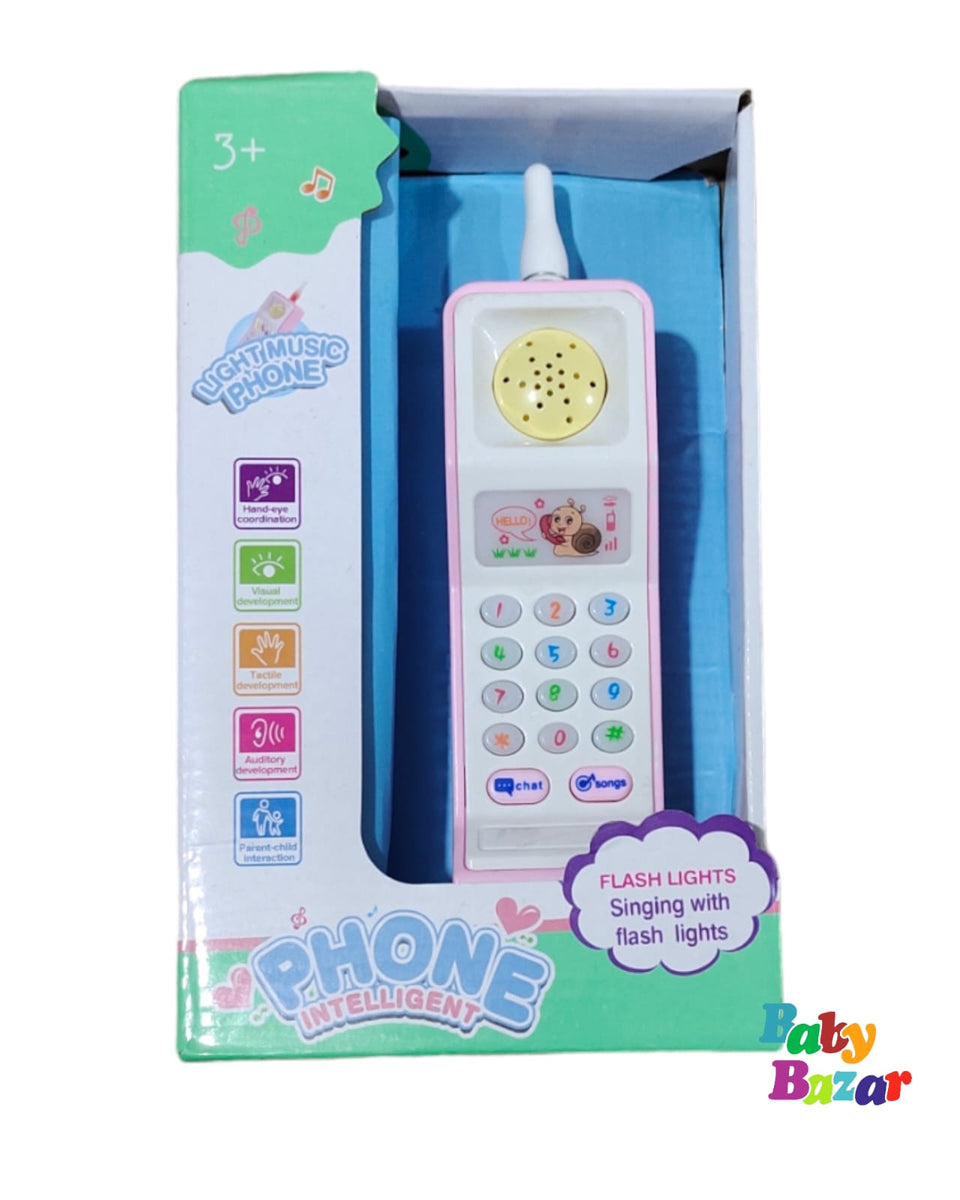 Musical Intelligence Phone Toy Singing With Flash Lights | Pink – Baby ...