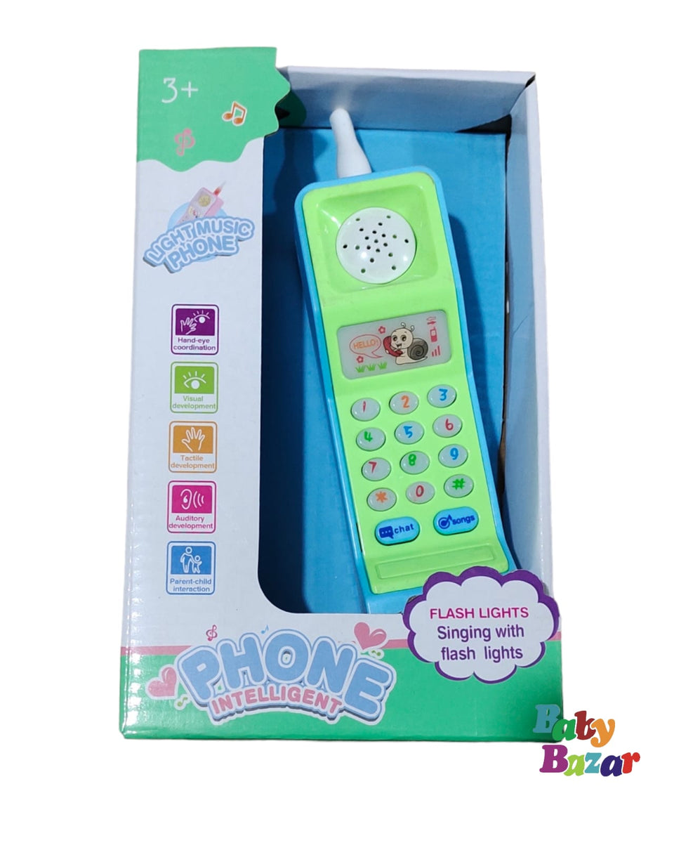 Musical Intelligence Phone Toy Singing With Flash Lights – Baby Bazar