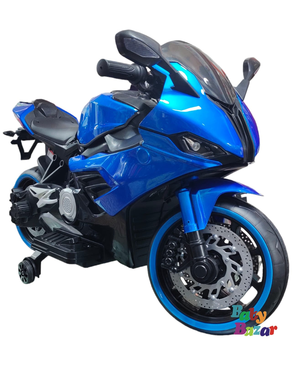 New Heavy Bike In Rubber Tyres For Children With Single Big Battery ...