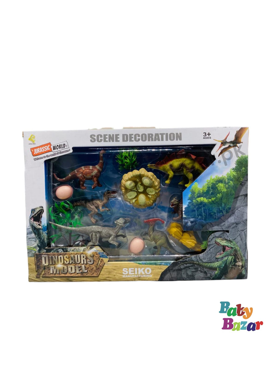 Prehistoric Realistic Dinosaur Figures With Accessories – Baby Bazar