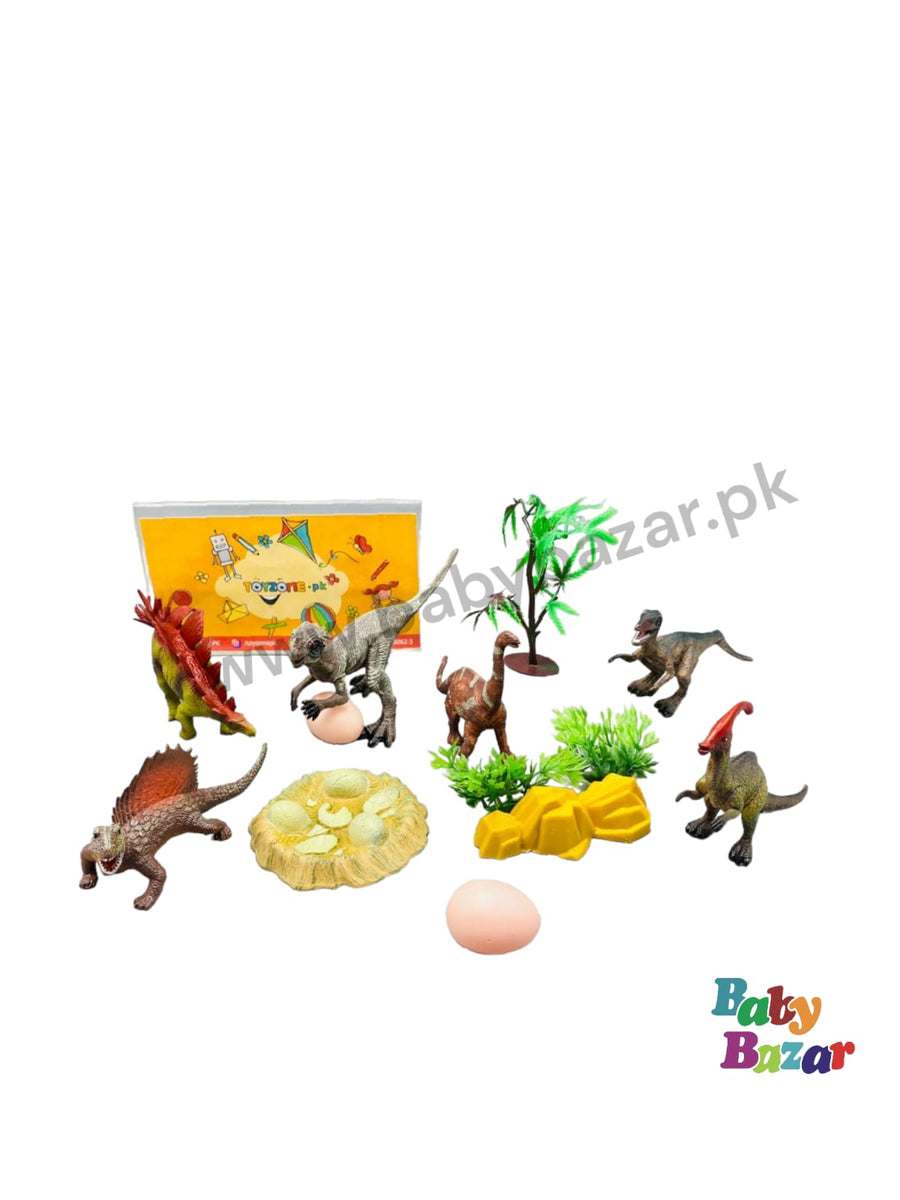 Prehistoric Realistic Dinosaur Figures With Accessories – Baby Bazar