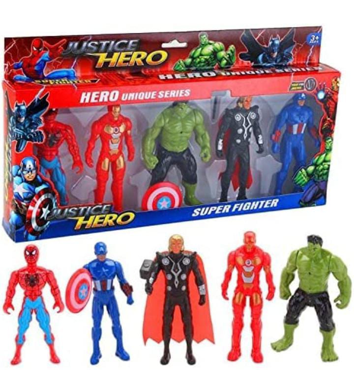 Regent Action Justice Superb Heroes Figures Toys Play Set For Kids Wit ...
