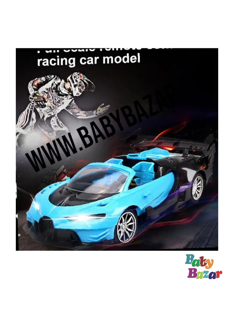 Remote Control High-Speed Racing Car Kids Toy Blue Color – Baby Bazar