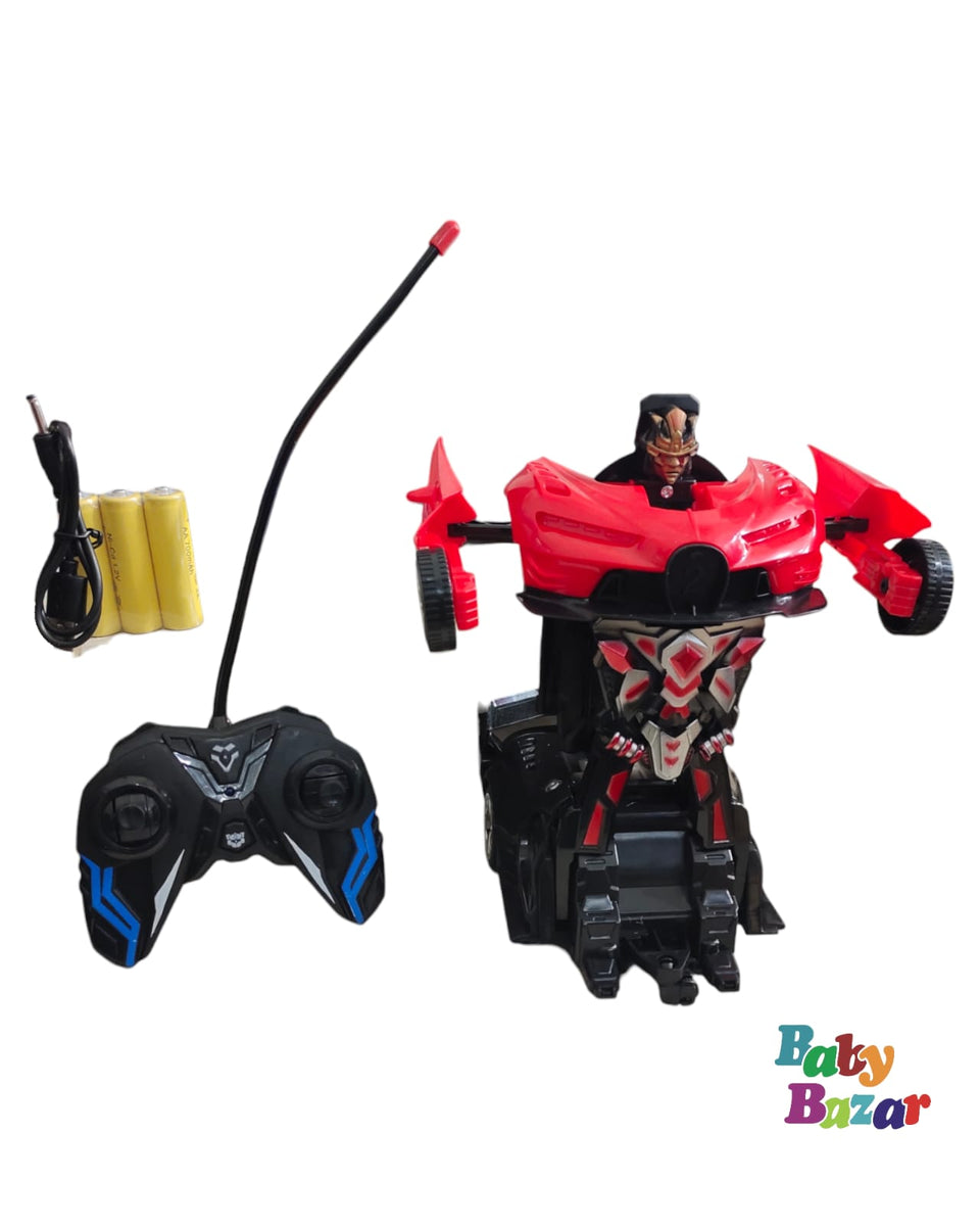 Remote Control Robot Car Toy For Kids With LED Lights – Baby Bazar