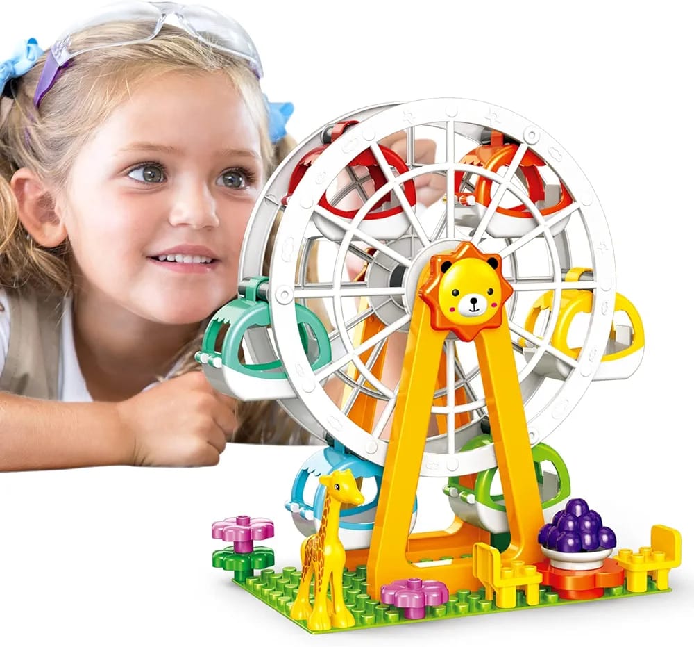 Rotating Ferris Wheel Building Blocks Sets Toy – Baby Bazar
