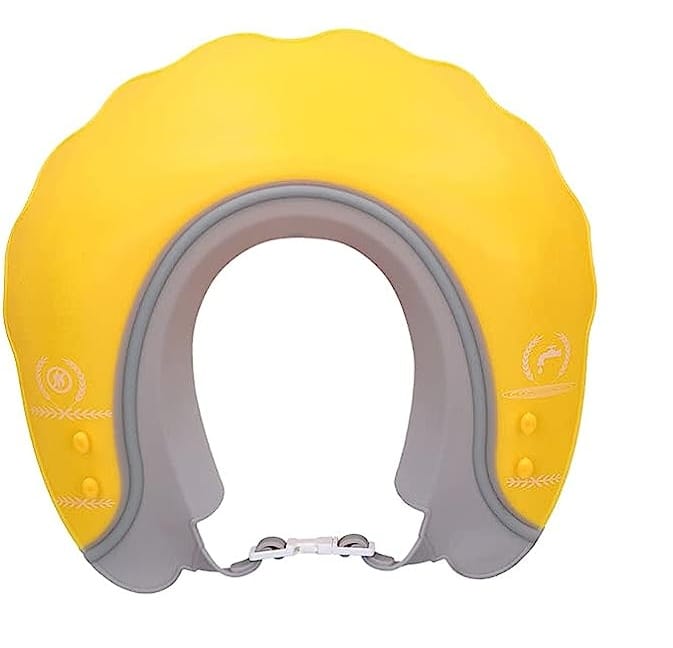 Shower Cap For Kids In Yellow Color To Protect You Child's Eyes From S ...