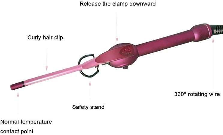 Smallest 9MM Curling Irons Hair Styler Salon Tool Professional Curling ...