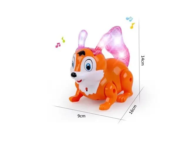 Squirrel Toy With Flashing Lights And Music Functions – Baby Bazar