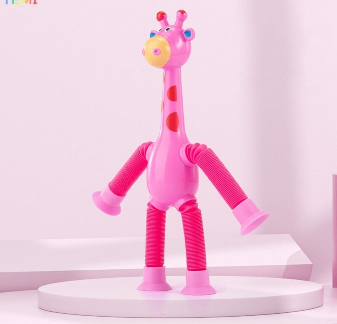 Telescopic Suction Cup Giraffe Toy – Baby Bazar