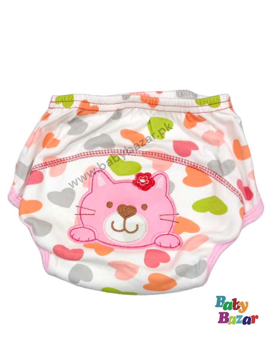 Washable Baby Diaper In Bear Design – Baby Bazar