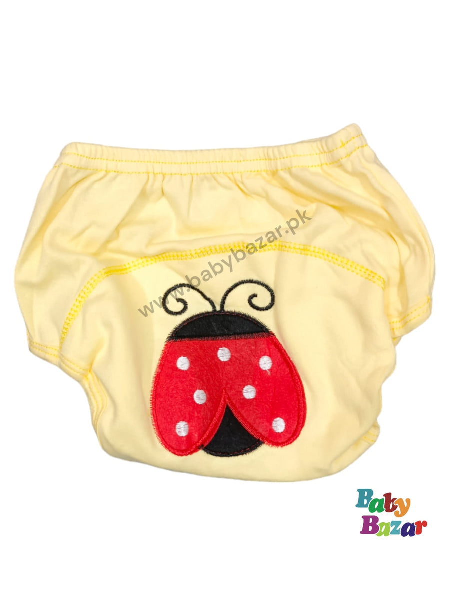 Washable Baby Diaper In Yellow Color – Baby Bazar