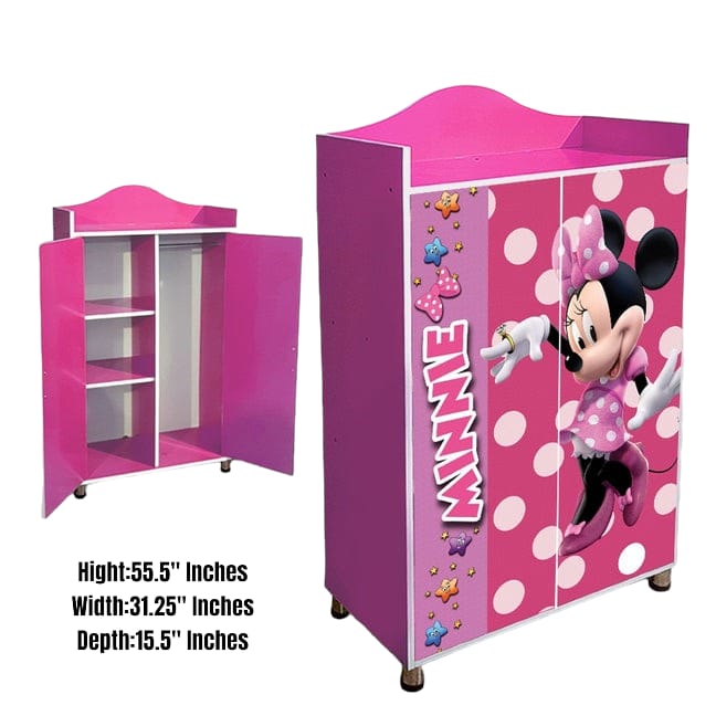 Minnie Mouse Double Door Kids Wardrobe | Baby Girl baby - bazar – Baby ...