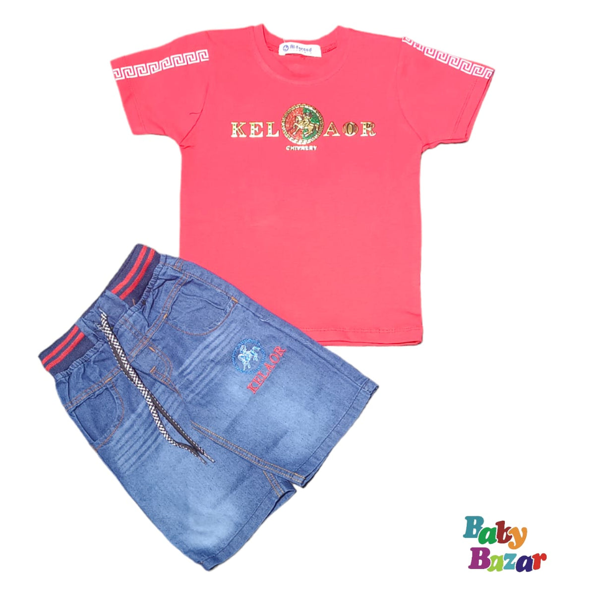 New Best Summer Nicker Shirt For Baby Boy - Red – Baby Bazar