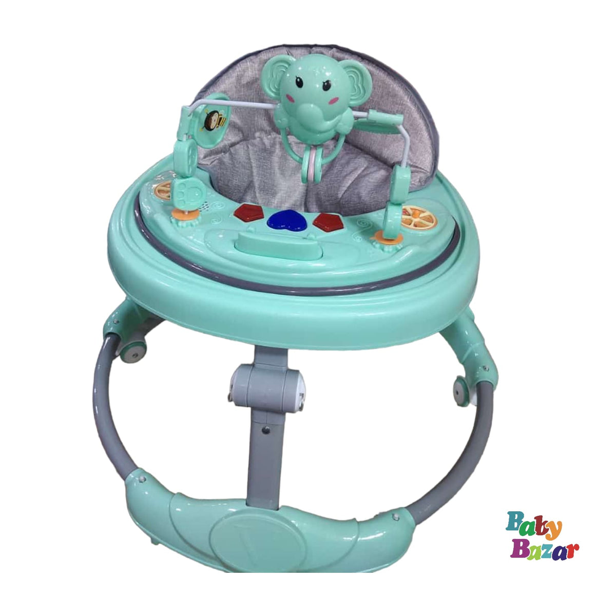 Kidzee Baby Walker for Kids, Foldable Kids Walker with 3 Height Adjust ...