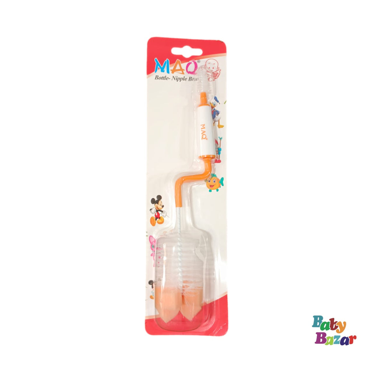MAQ Feeder Bottle and Nipple Brush: Essential Cleaning Tool – Baby Bazar
