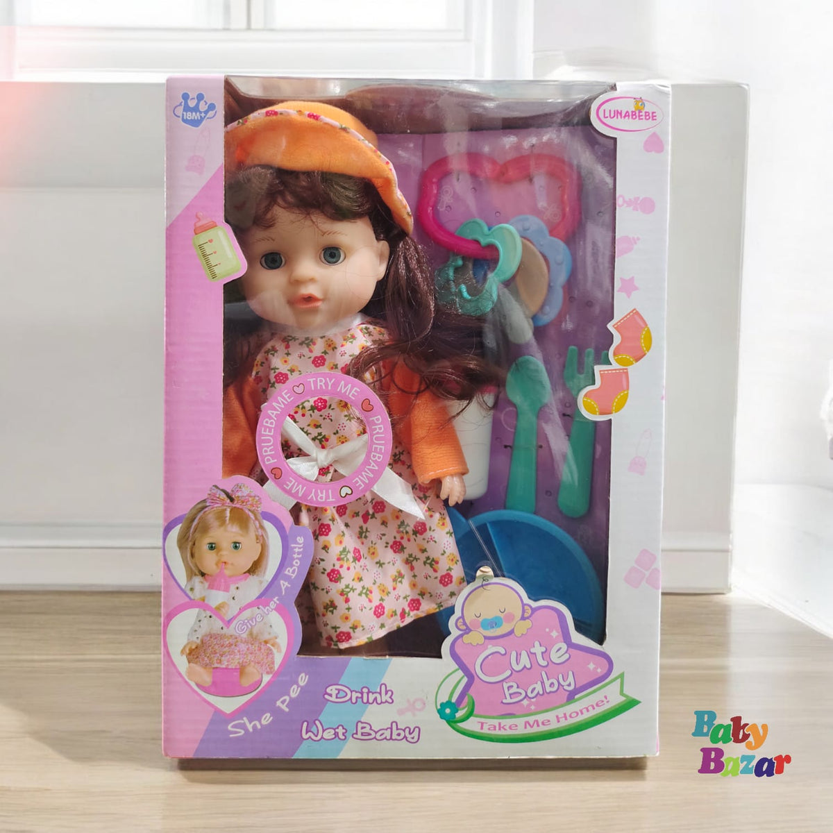 Beautiful Baby Doll Mate Cute Girl With Accessories – Baby Bazar