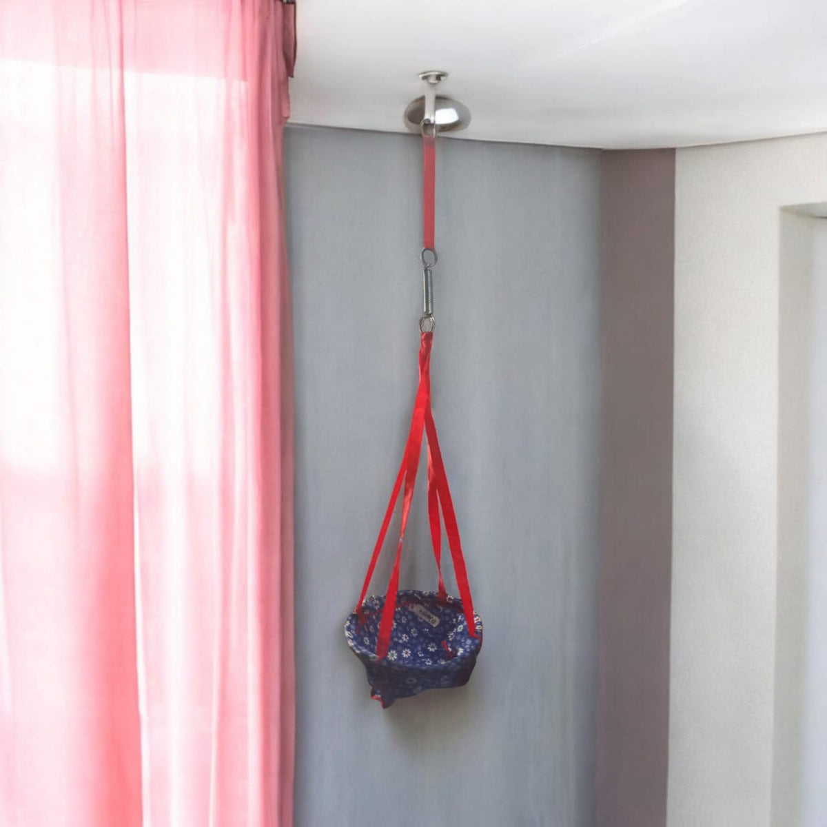 Jumping Bouncing Spring Swing with Wall Stand (Blue) – Baby Bazar