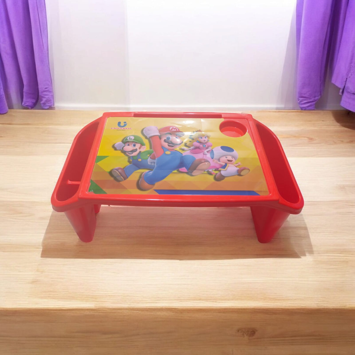 Universal Palastic Beautiful Study Table For Kids (Red) – Baby Bazar