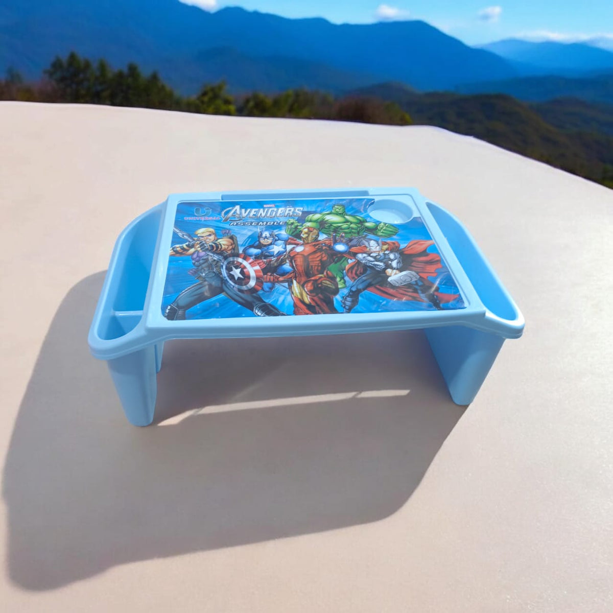 Beautifull Plastic Study Table For Kids (Blue) – Baby Bazar